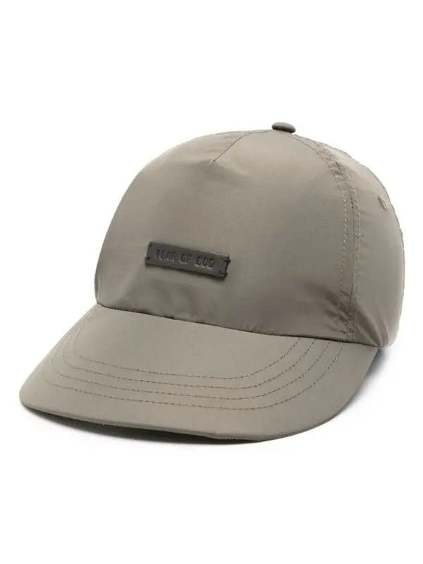 Fear Of God Logo-patch Baseball Cap - Brown