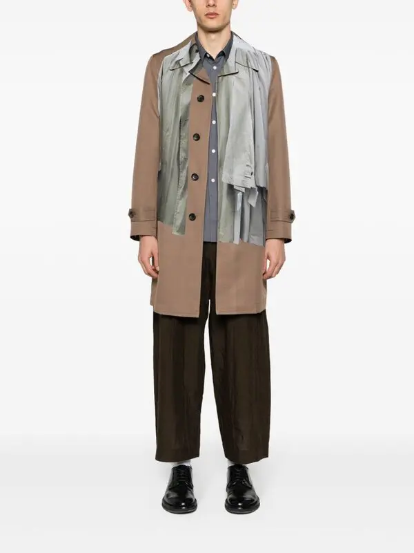 Comme Des Garçons Trompe L'oeil Trenchcoat