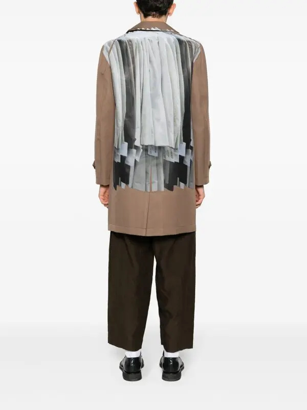 Comme Des Garçons Trompe L'oeil Trenchcoat