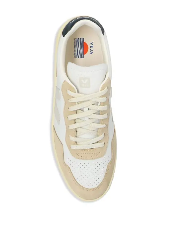 VEJA V-90 Leather Sneakers - White
