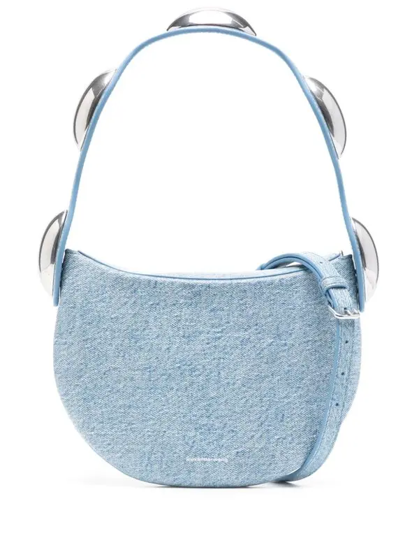 Alexander Wang Dome Denim Crossbody Bag