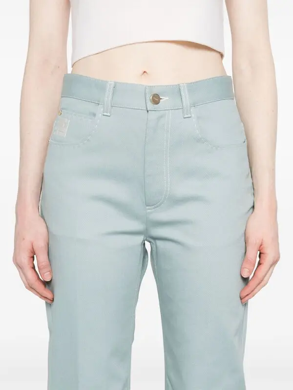 Fendi High-rise Straight-leg Jeans