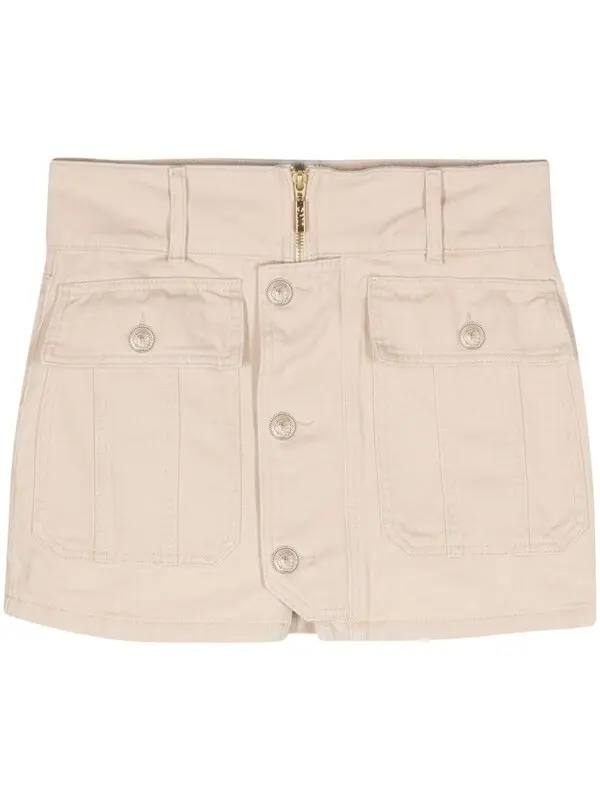 Liu Jo Panelled Denim Mini Skirt