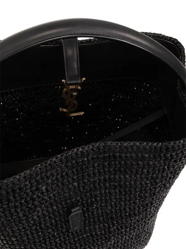 Saint Laurent Le 37 Woven Bucket Bag