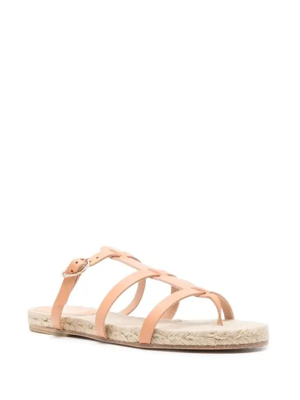 CastaÑer Leather Espadrilles - Neutrals