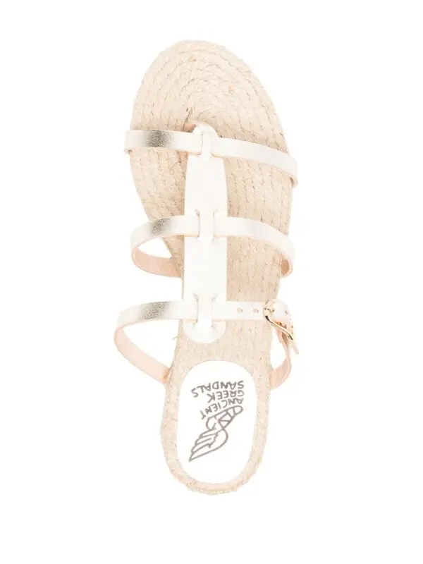 CastaÑer Milos Flat Sandals - Gold