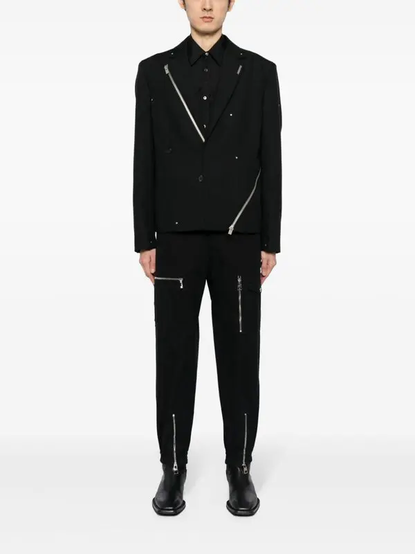 HELIOT EMIL Wool-kid Mohair Blend Tailored Jacket