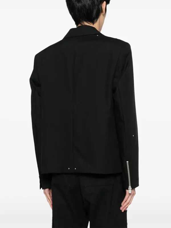 HELIOT EMIL Wool-kid Mohair Blend Tailored Jacket