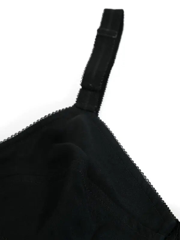 N°21 Panelled-design Bra - Black