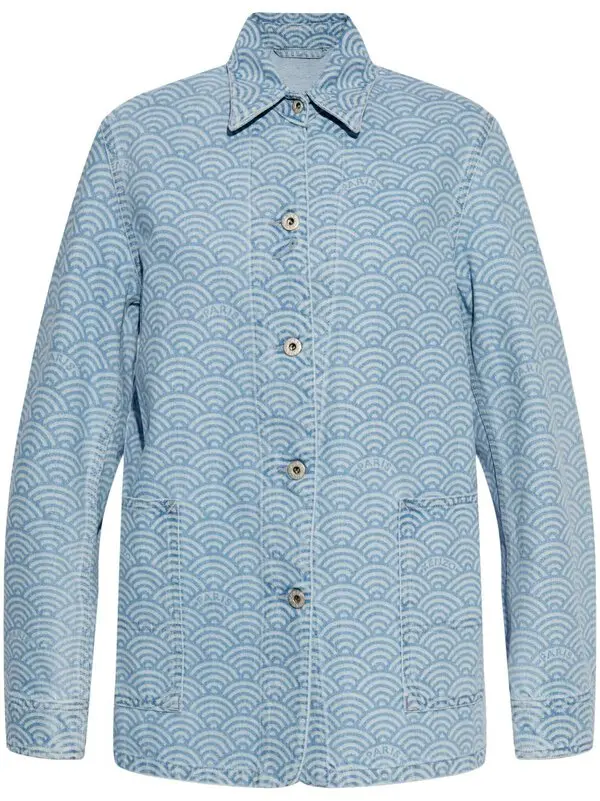 Kenzo Graphic-print Denim Jacket