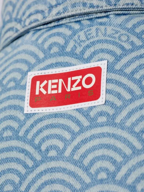 Kenzo Graphic-print Denim Jacket