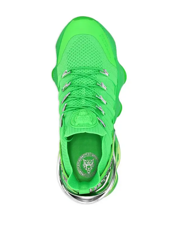 PLEIN SPORT Philipp Plein Tiger Attack Gen X 04 Sneakers - Green