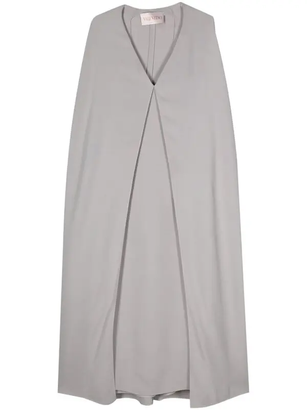 Valentino Garavani Cape-design Maxi Dress