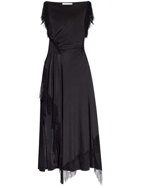LANVIN Embroidered Detailing Midi Dress