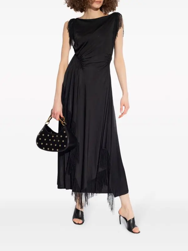LANVIN Embroidered Detailing Midi Dress