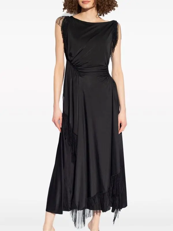 LANVIN Embroidered Detailing Midi Dress