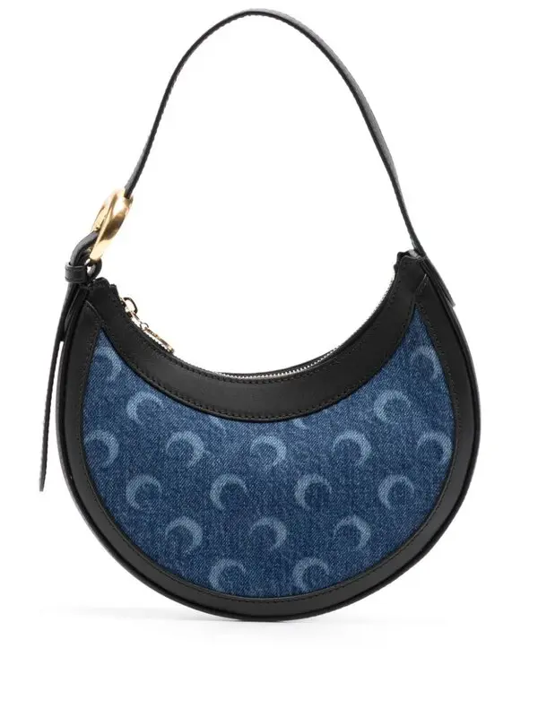 MARINE SERRE Eclips Panelled Shoulder Bag