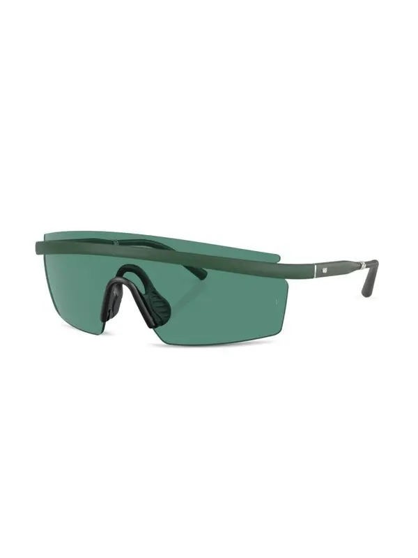 Oliver Spencer R-4 Mask Sunglasses - Green