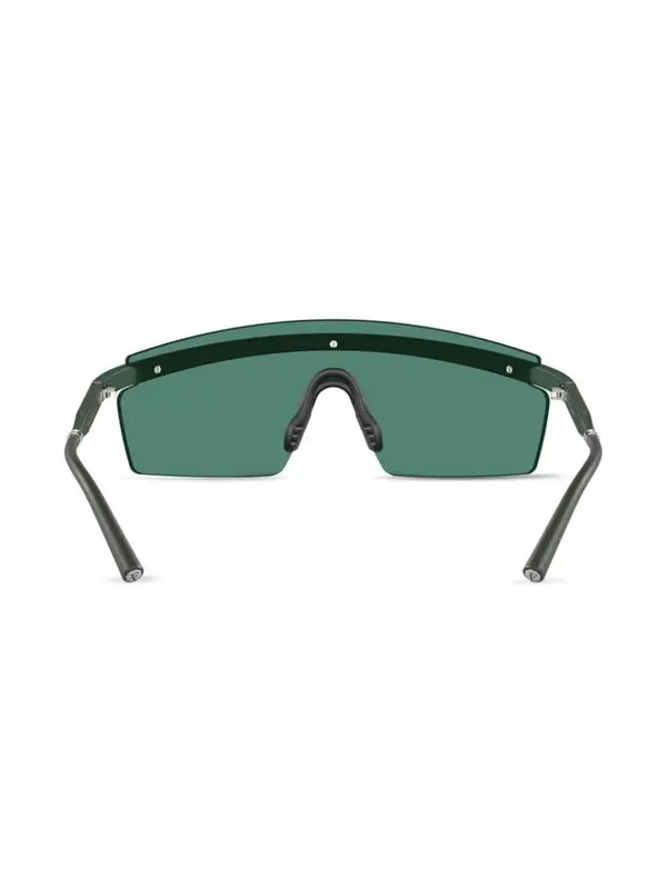 Oliver Spencer R-4 Mask Sunglasses - Green