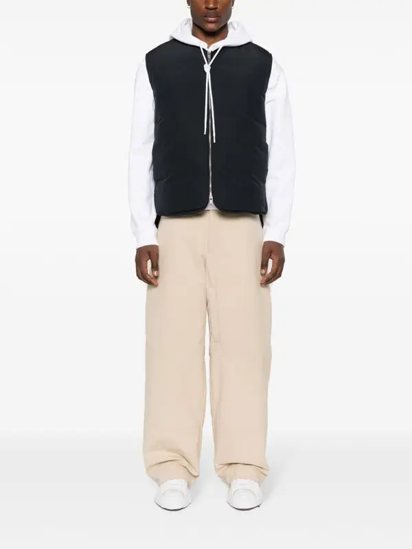 JIL SANDER Zip-up Padded Gilet