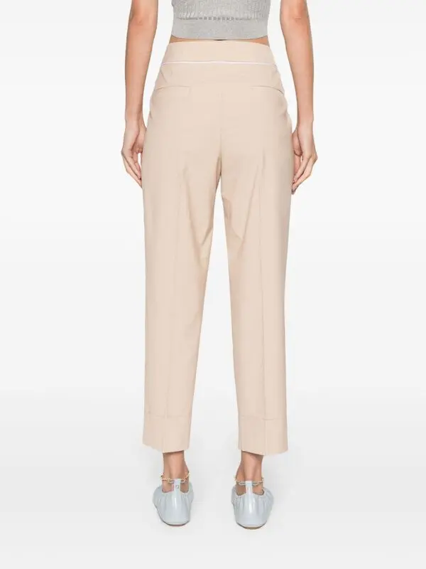 Peserico Chain-detail Tapered Trousers