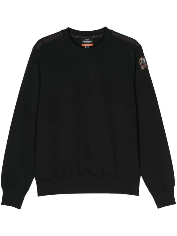 PARAJUMPERS K2 Logo-patch Sweatshirt - Black