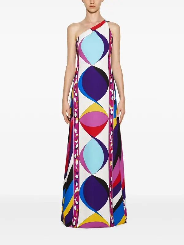 emilio pucci one shoulder dress Emilio Pucci Resort 2011 Burgundy One Shoulder Lace Mini Dress  THE WAY WE  WORE
