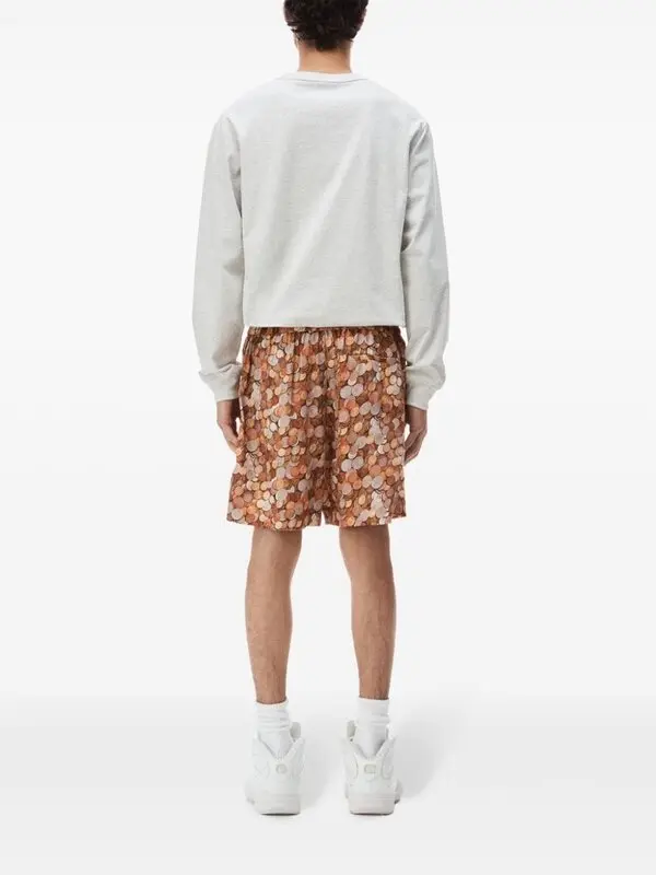 Alexander Wang Coin Print Elasticated Shorts