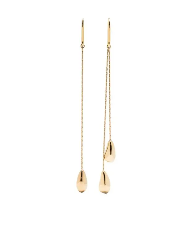 Isabel Marant Asymmetric Drop Earrings - Gold