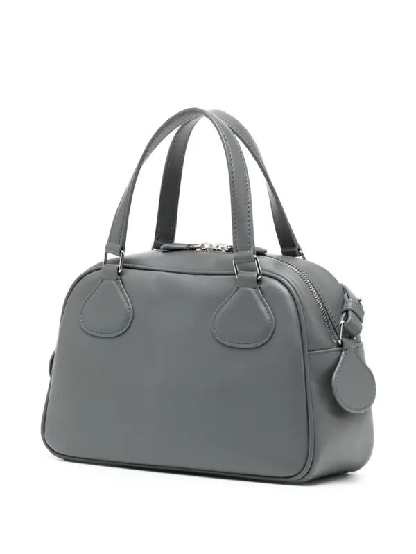 COURREGES Reedition Leather Tote Bag