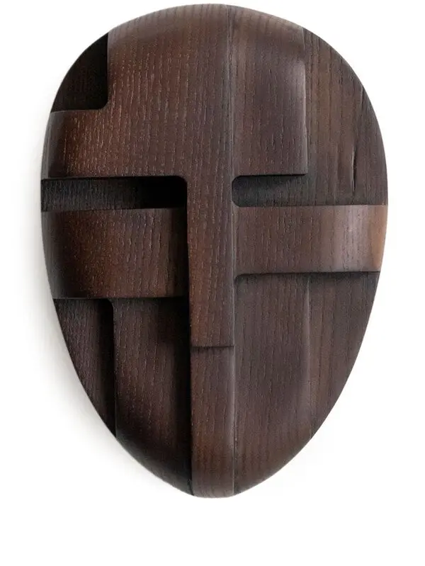 ORIGIN MADE Ornament And Crime Wooden Sculpture - Brown