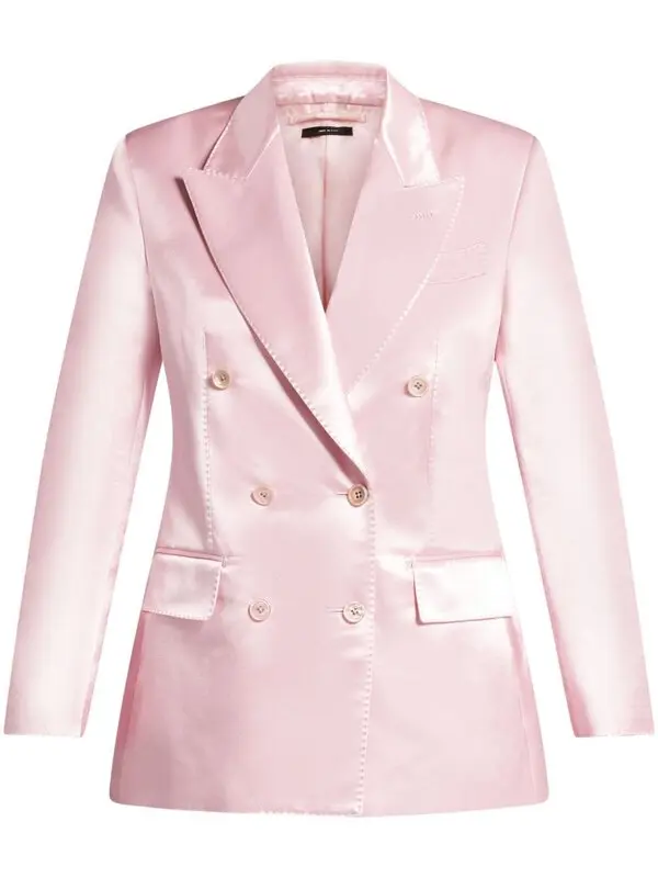 TOM FORD Double-breasted Jacket - Pink