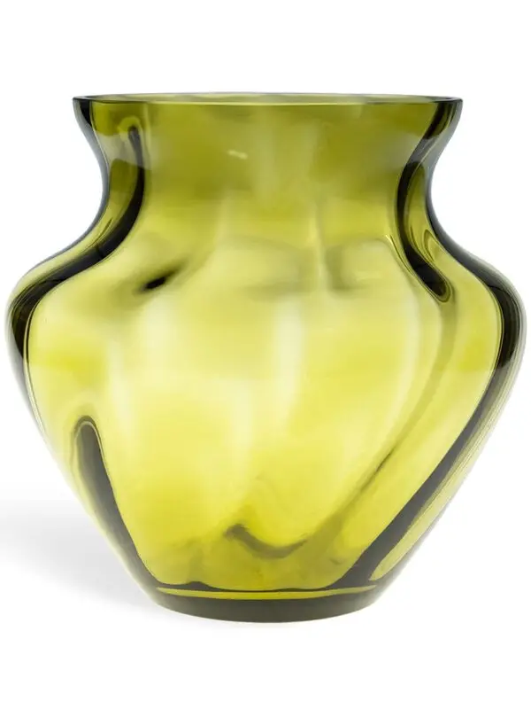 KLIMCHI Marika Glass Vase - Green