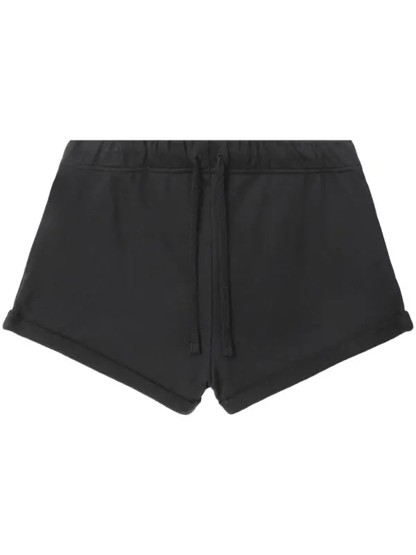 IRO PARIS Emmy Organic-cotton Mini Shorts - Black