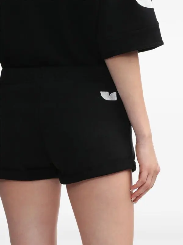 IRO PARIS Emmy Organic-cotton Mini Shorts - Black