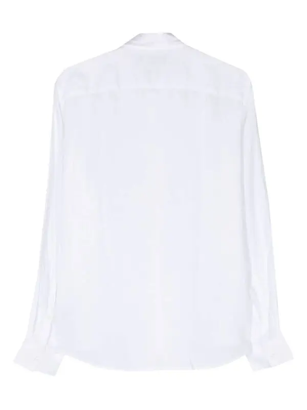 Michael Kors Long-sleeve Linen Shirt - White
