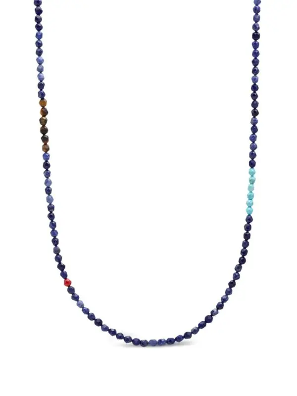 NIALAYA JEWELRY Stone Beaded Necklace - Blue