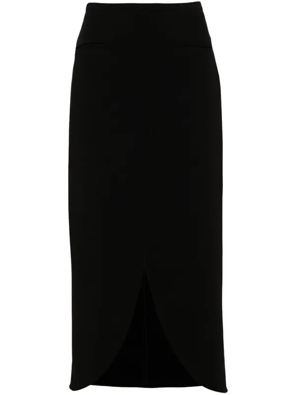 COURREGES Ellipse Tailored Maxi Skirt