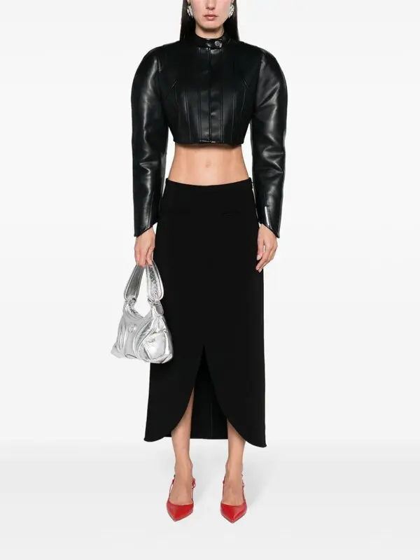 COURREGES Ellipse Tailored Maxi Skirt