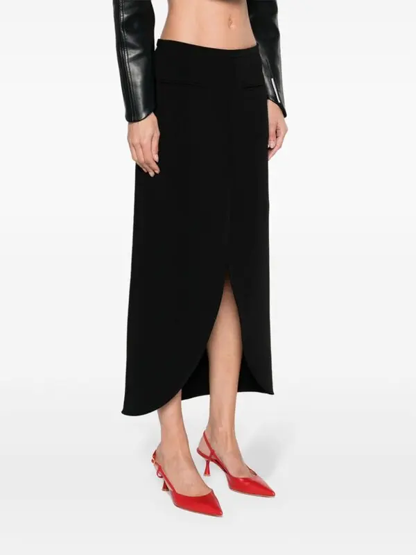 COURREGES Ellipse Tailored Maxi Skirt