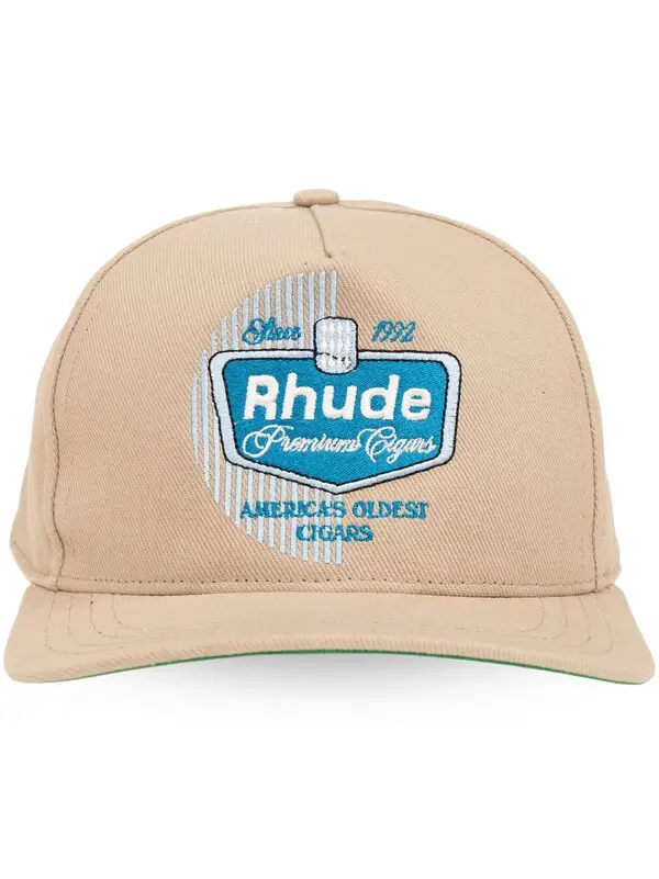 Rhude Embroidered Cap - Neutrals