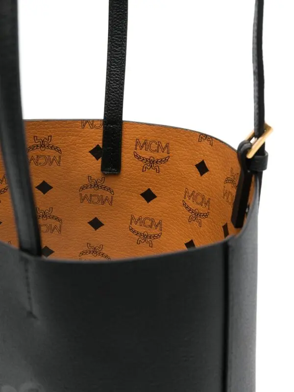 Mcm Himmel Leather Tote Bag