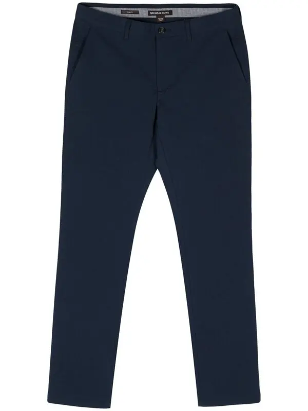 Michael Kors Seersucker Straight-leg Trousers
