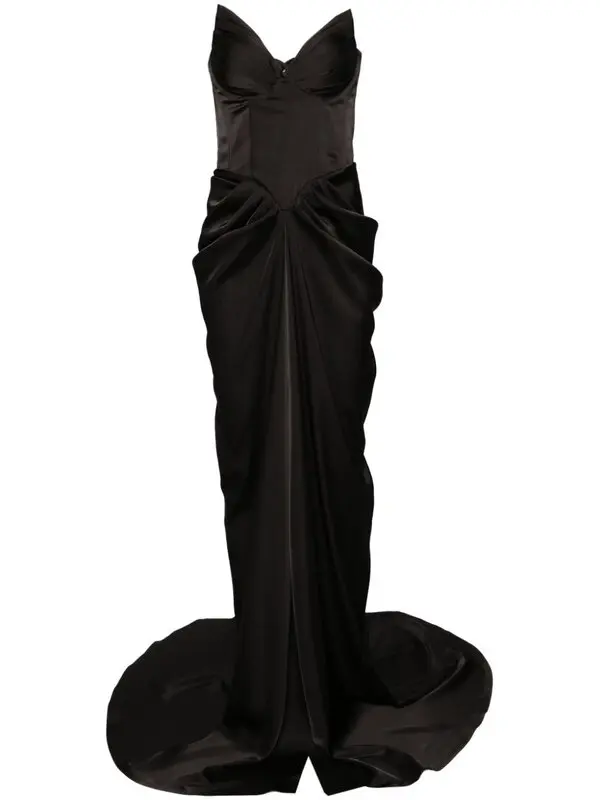ANA RADU Corset-style Gown - Black