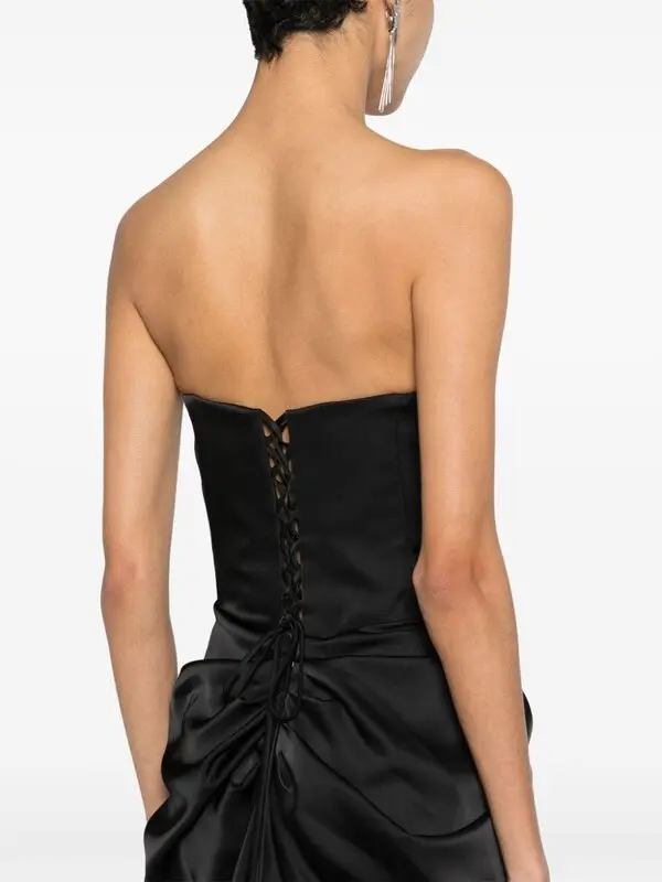 ANA RADU Corset-style Gown - Black