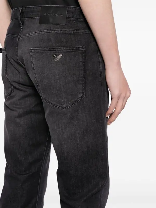 Emporio Armani Mid-rise Slim-fit Jeans