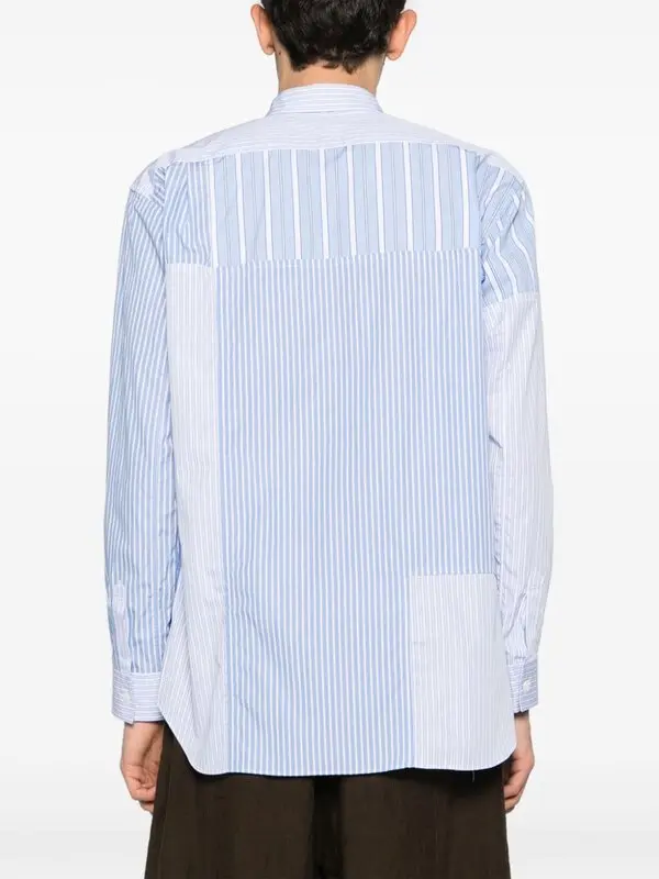 Comme Des Garçons Mixed-prints Panelled Shirt