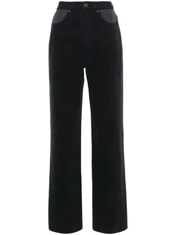 ROTATE BY BIRGER CHRISTENSEN Two-tone Tapered Jeans