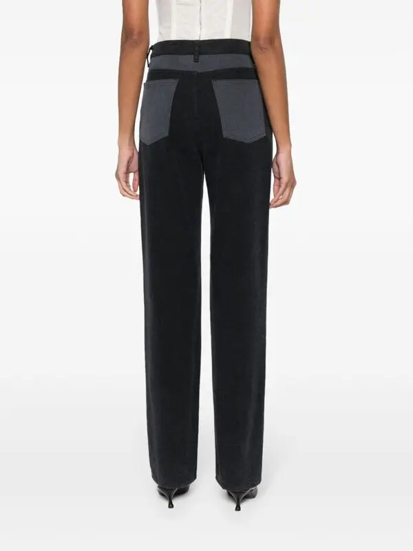 ROTATE BY BIRGER CHRISTENSEN Two-tone Tapered Jeans