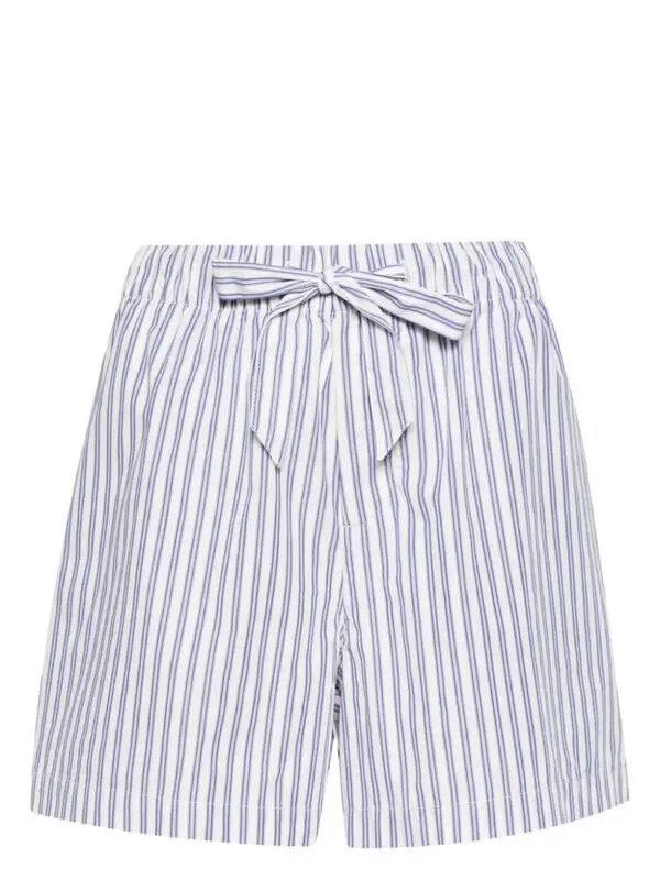TEKLA Striped Poplin Pyjama Shorts